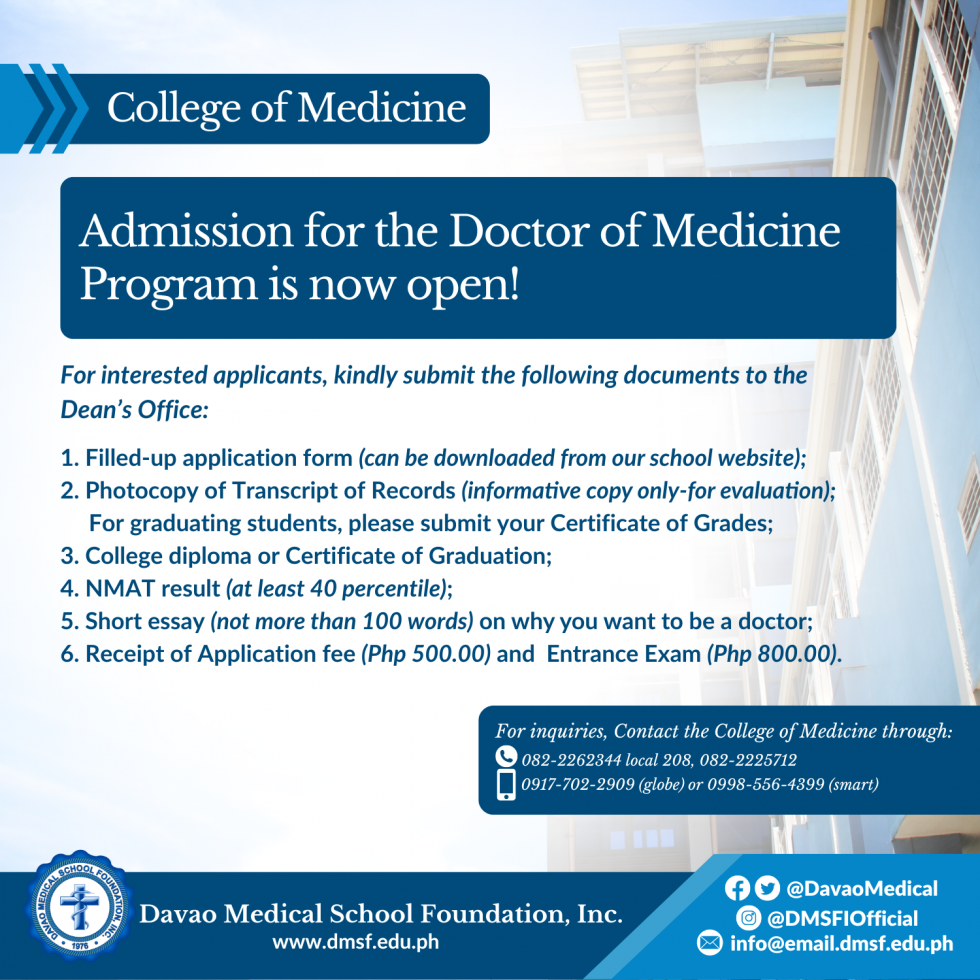 DMSFI Hospital - The Official Davao Medical School Foundation, Inc. Website