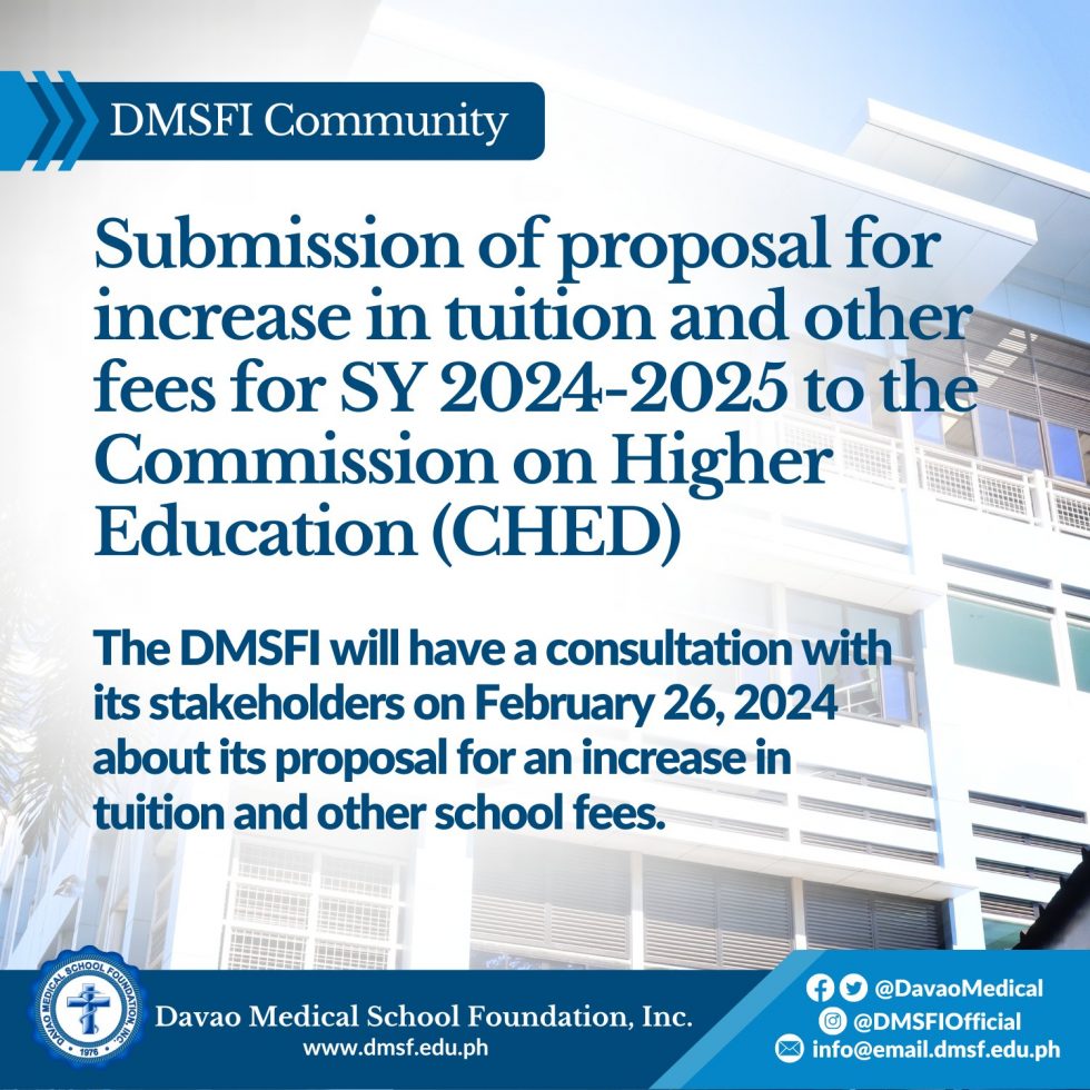 Proposed tuition and other school fees for AY 2024-2025. - The Official ...